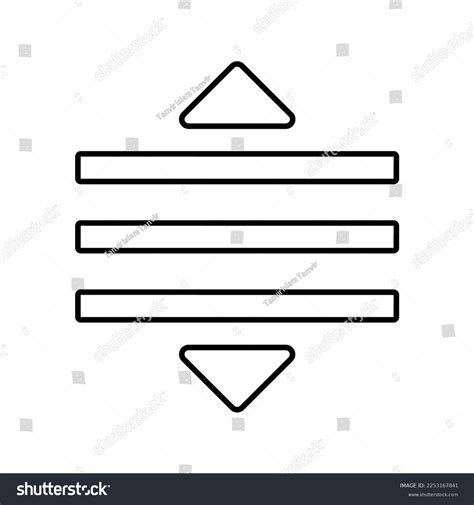 drag reorder icon line style stock vector royalty free 2253167841