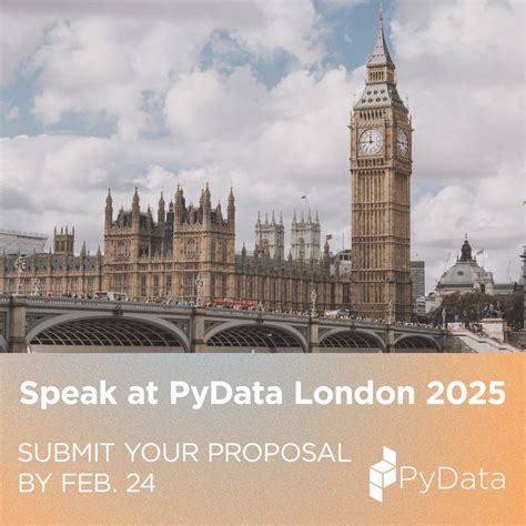 pydata global on linkedin one week the pydata london 2025 cfp closes