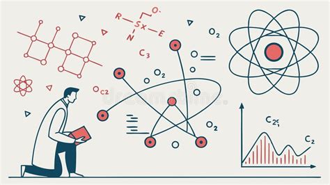 Science Formula And Graph Research Data Analysis And Study