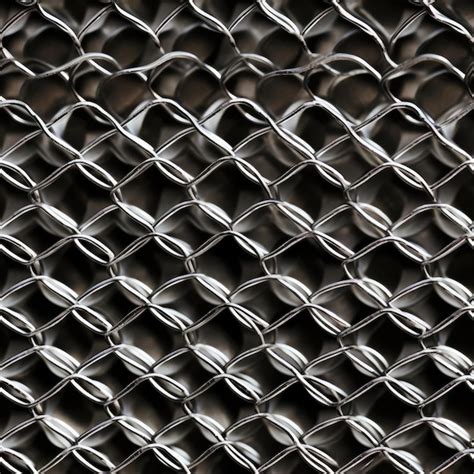 Premium Ai Image Seamless Metal Mesh Texture