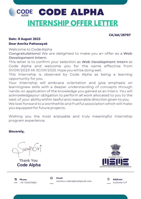 Amrita Pattanayak On Linkedin Codealpha Internship Webdevelopment