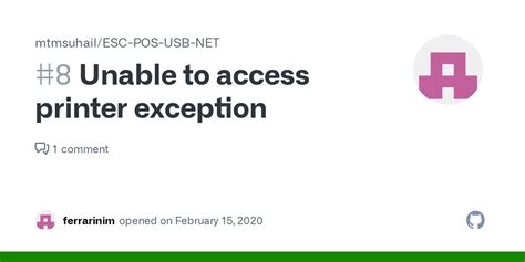 Unable To Access Printer Exception · Issue 8 · Mtmsuhailesc Pos Usb