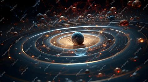 Premium Photo A Detailed Visualization Of Einsteins Theory Of General