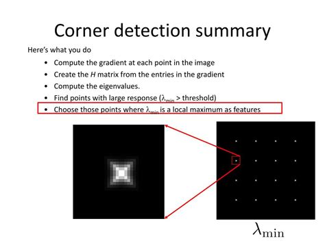 Ppt Lecture 3a Feature Detection And Matching Powerpoint