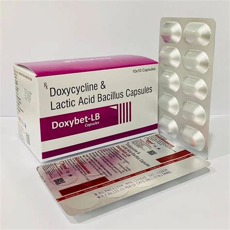 Doxycycline Lactic Acid Bacillus Capsules At ₹ 1250 Box Lactic Acid Bacillus Dispersible