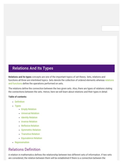 relations and functions pdf function mathematics set mathematics