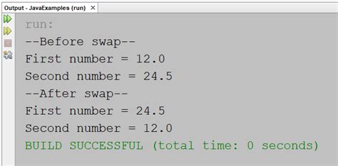 Swap Two Numbers Without Using Temporary Variable In Java Programming