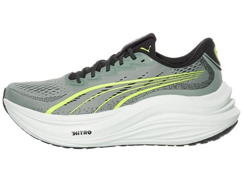 Puma Magmax Nitro Mens Shoes Green Moonyellow Alert Running Warehouse
