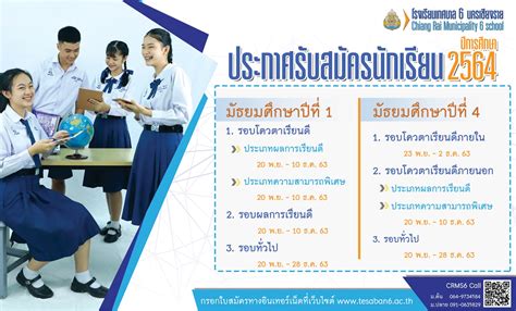 🛎 โรงเรียนเทศบาล 6 โรงเรียนเทศบาล 6 นครเชียงราย Crms6