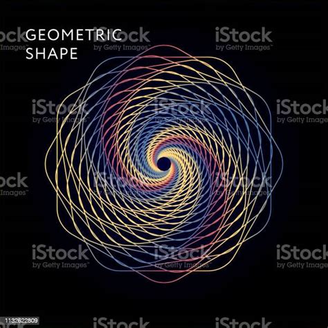 Geometric Shape Vector Graphic Illustration Gradient Stock Illustration