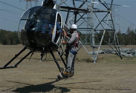 Helicopter Power Line Work Heli Dynamic Helicopter Services