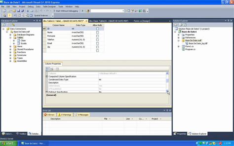 C Create A Data Base Youtube