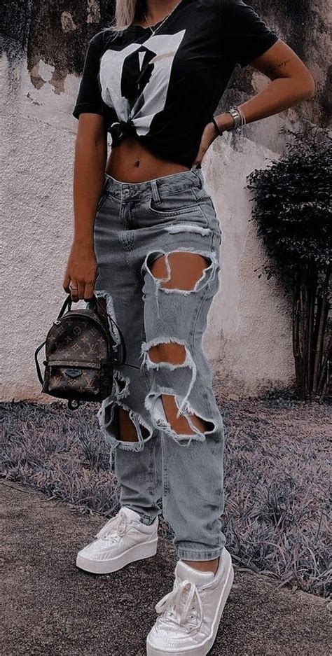 I Want This So Bad Dude Cute Ripped Jeans Cute Outfits With Jeans