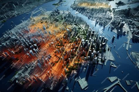 premium photo gis spatial analyst analyzing and modeling generative ai