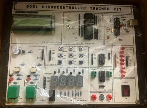 8051 Microcontroller Training Kit Or 6 Number Board Application