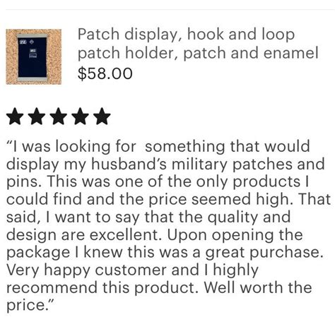 Patch Display Hook And Loop Patch Holder Patch And Enamel Etsy