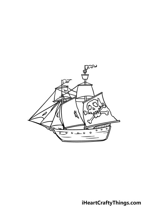 Pirate Ships Drawings