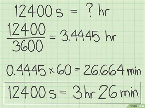 How To Convert Seconds To Hours