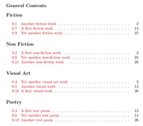 Reorder Table Of Contents TeX LaTeX Stack Exchange