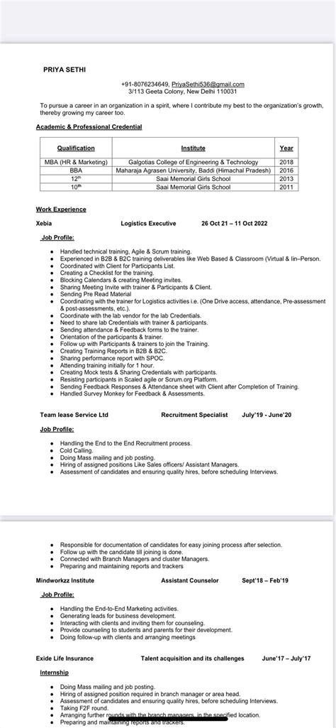 Priya Sethi On Linkedin Hello Connections I Am Looking For A Job