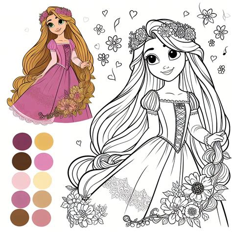 31 Dibujo De Princesas Disney Para Colorear Kleur V Kind