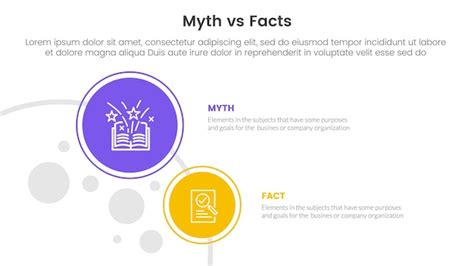 Premium Vector Fact Vs Myth Comparison Or Versus Concept For Infographic Template Banner With