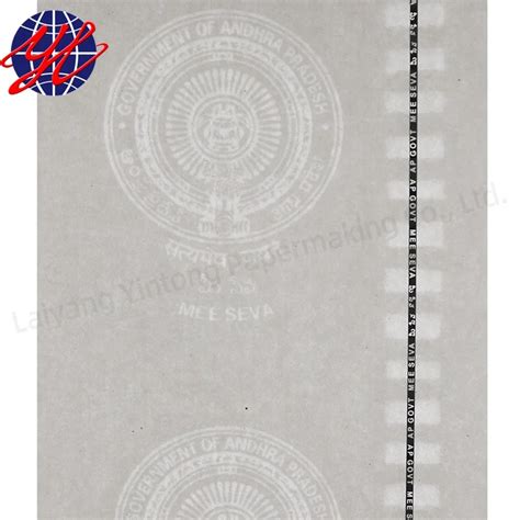 Customized Security Thread Paper For Certificates And Diplomas