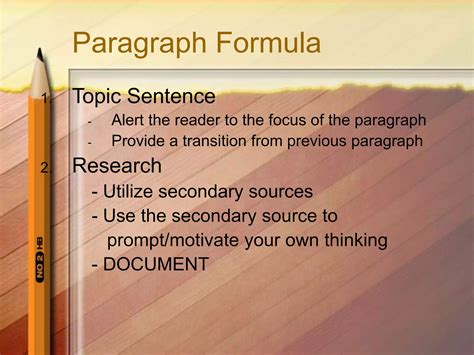 Paragraph Development Ppt