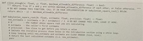 Solved Implement The Following Functions In The Given Code