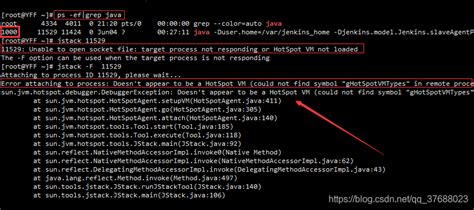Cpu性能分析之jstack使用详解win Jstack命令找不到 Csdn博客