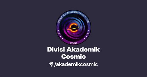 Divisi Akademik Cosmic Listen On Youtube Linktree