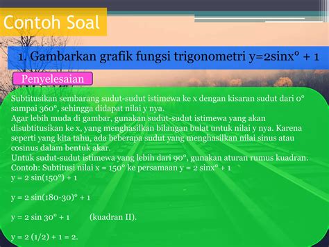 Grafik Fungsi Trigonometri Sin Dan Cos Pptx