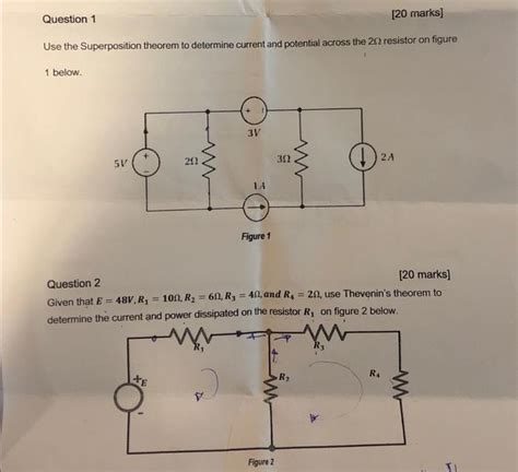 Solved Use The Superposition Theorem To Determine Current