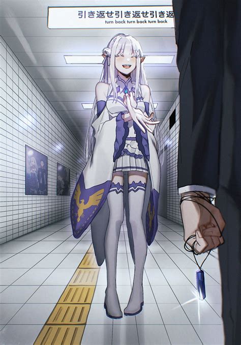 Jouge2983 Emilia Re Zero Natsuki Subaru Re Zero Kara Hajimeru