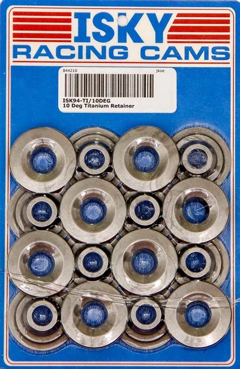 10 Deg Titanium Retainer 616 Motorsports