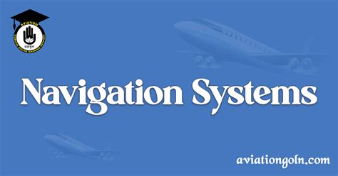 navigation systems as the components of avionics systems aviation