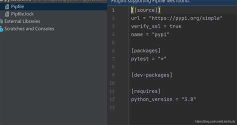 Pipenv：python包管理与项目初始化指南 Csdn博客