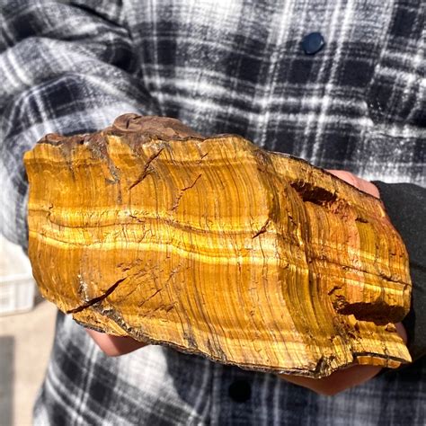517lb Rare Natural Beautiful Yellow Tiger Eye Crystal Mineral Specimen