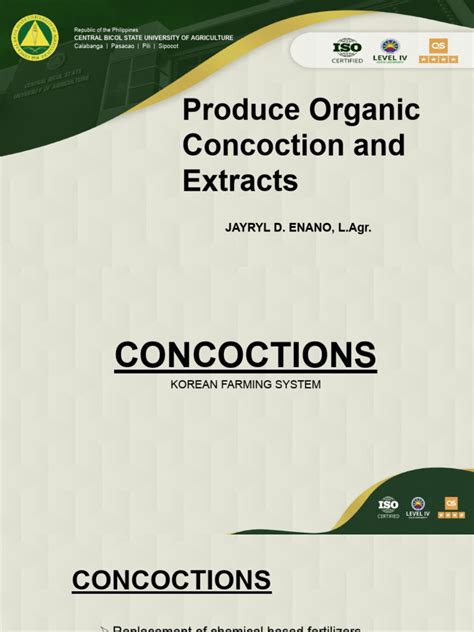 Organic Concoctions For Agriculture Pdf Fermentation Milk