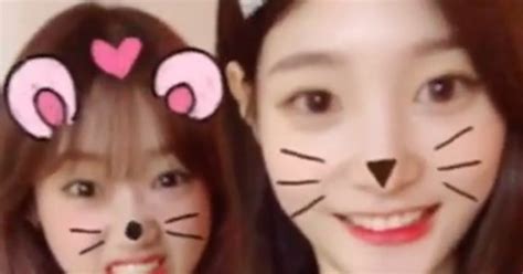 I O I 정채연x최유정 톰과제리로 변신 상큼이 두명