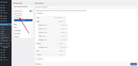 Super Floating And Fly Menu Documentation Hashthemes