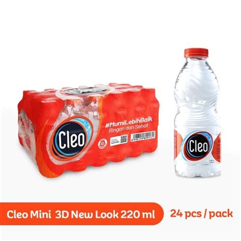 Jual Cleo Mini 220ml Isi 24botolcleo Smartair Mineral Botol Mini 220