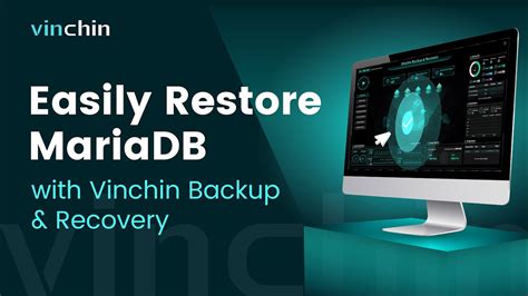 How To Easily Restore Mariadb Database With Vinchin Backup And Recovery Youtube