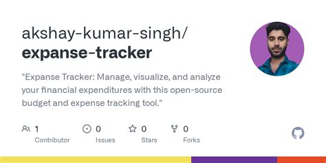 Github Akshay Kumar Singhexpanse Tracker Expanse Tracker Manage Visualize And Analyze