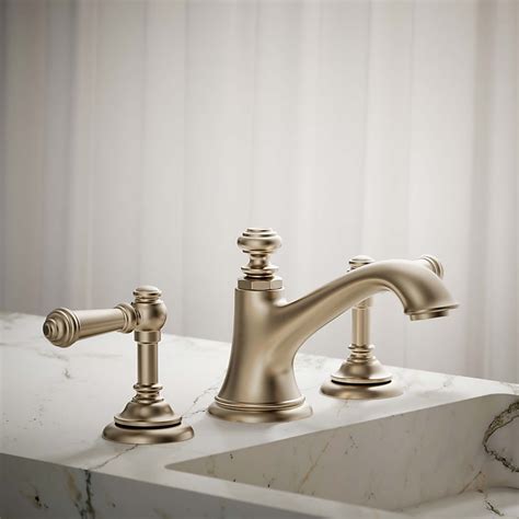 Kohler Artifacts Vibrant Brushed Bronze Widespread Watersense Touch On