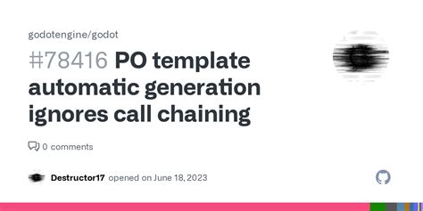Po Template Automatic Generation Ignores Call Chaining · Issue 78416