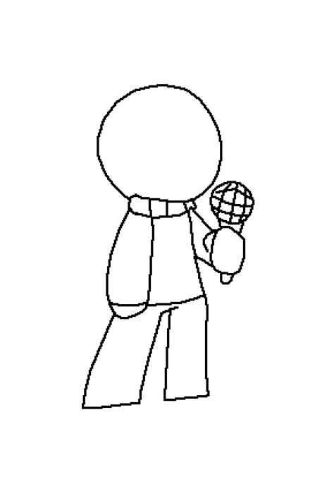 Pixilart Fnf Oc Base By Banana Proto