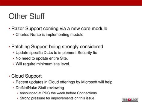 And Other News From Dotnetnuke Connections Ppt Download