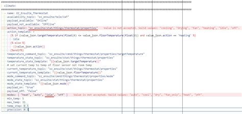 Still Erroring Non Errors Climate Mqtt Entity · Issue 551 · Hassio Addonsaddon Vscode · Github