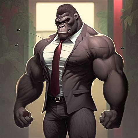 Business Gorilla By Blathering On Deviantart